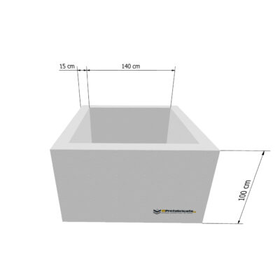 Camine din beton rectangulare - eprefabricate